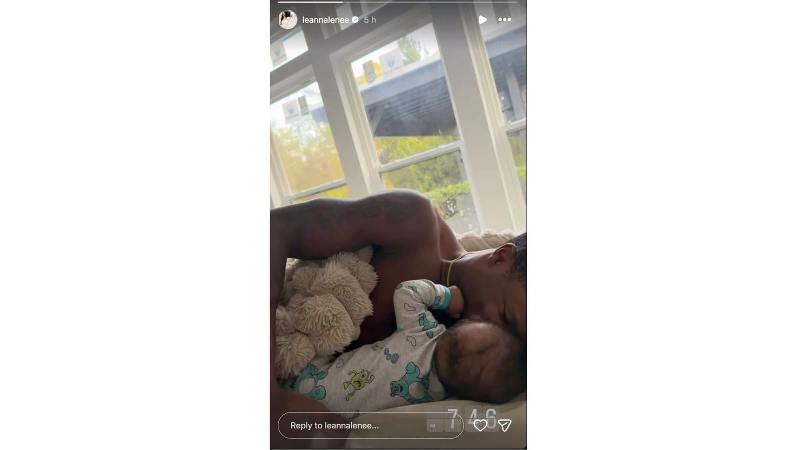 IN PIC: Travis Hunter’s wife Leanna melts hearts with rare glimpse of ...