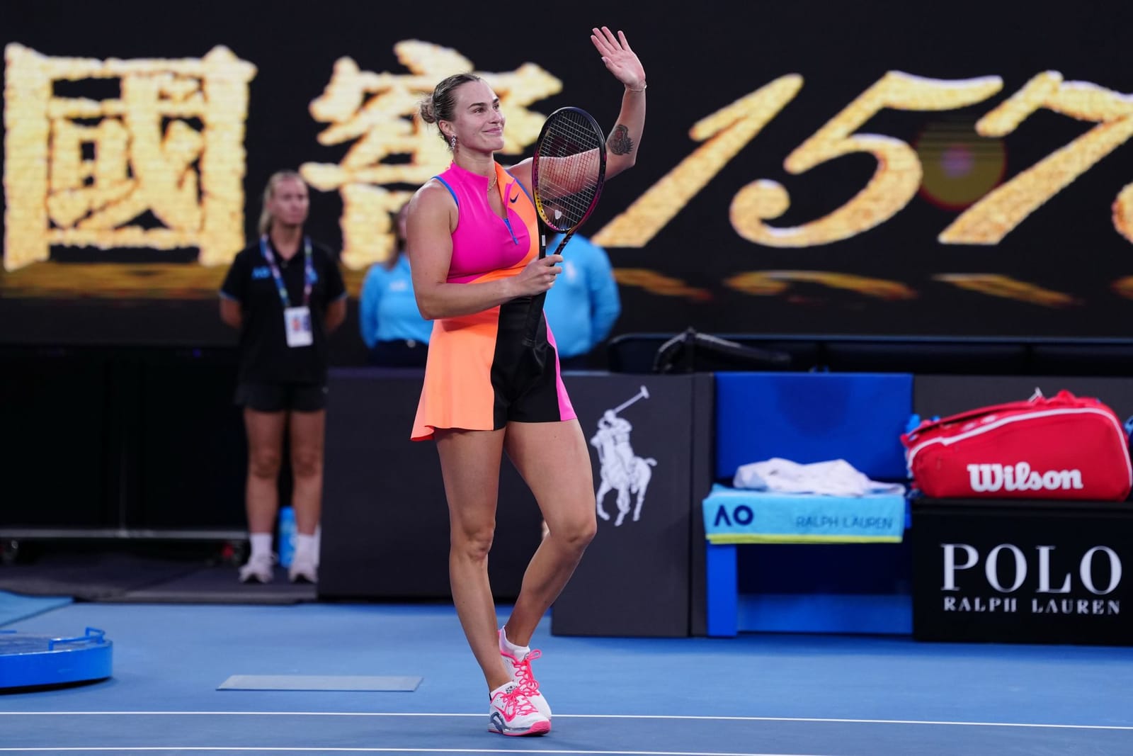 WATCH: Aryna Sabalenka gives smoldering death stare after being forced ...