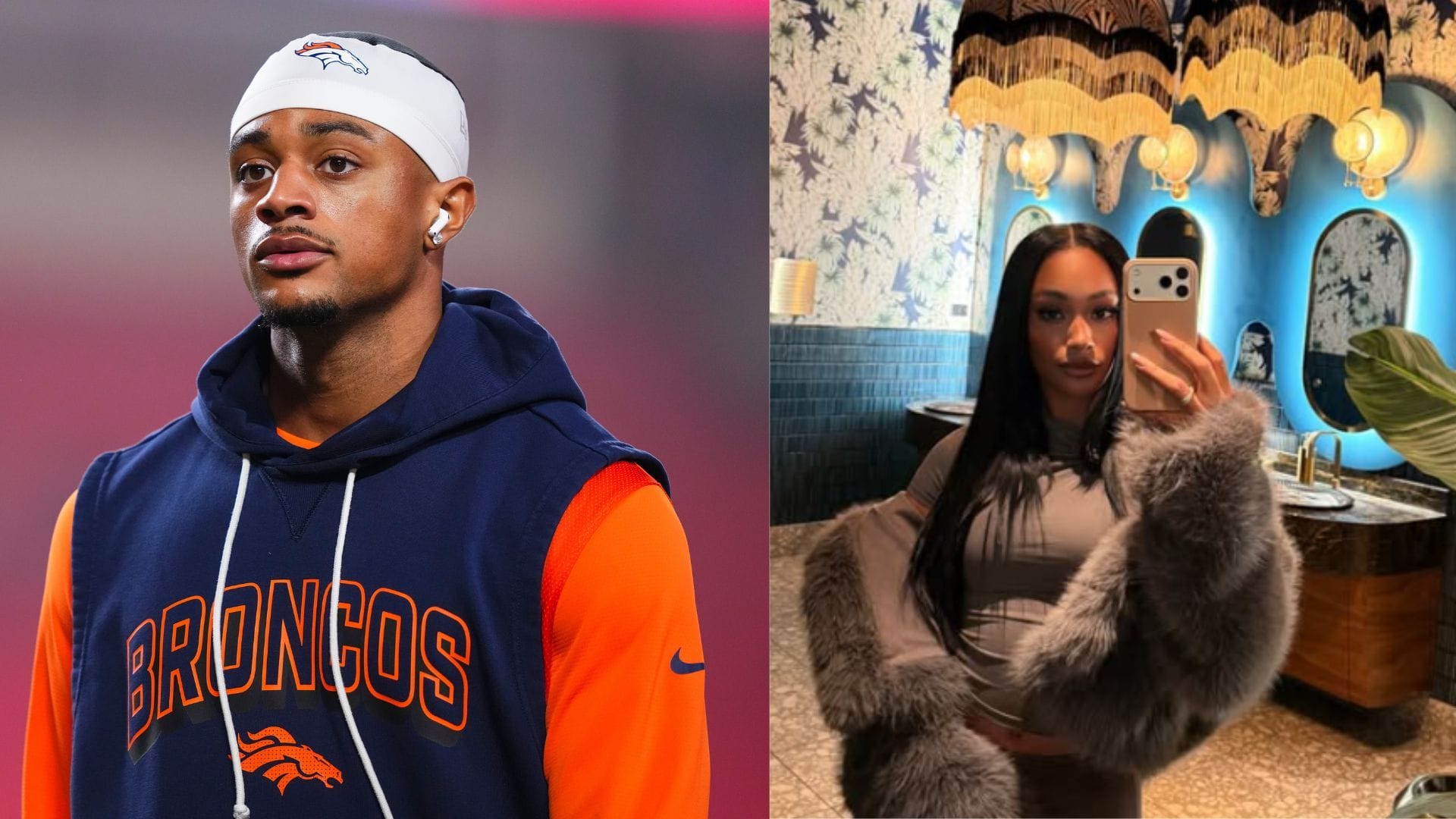 Pat Surtain II enjoys date night with gf Kevia at Lakers vs Nuggets 5 ...