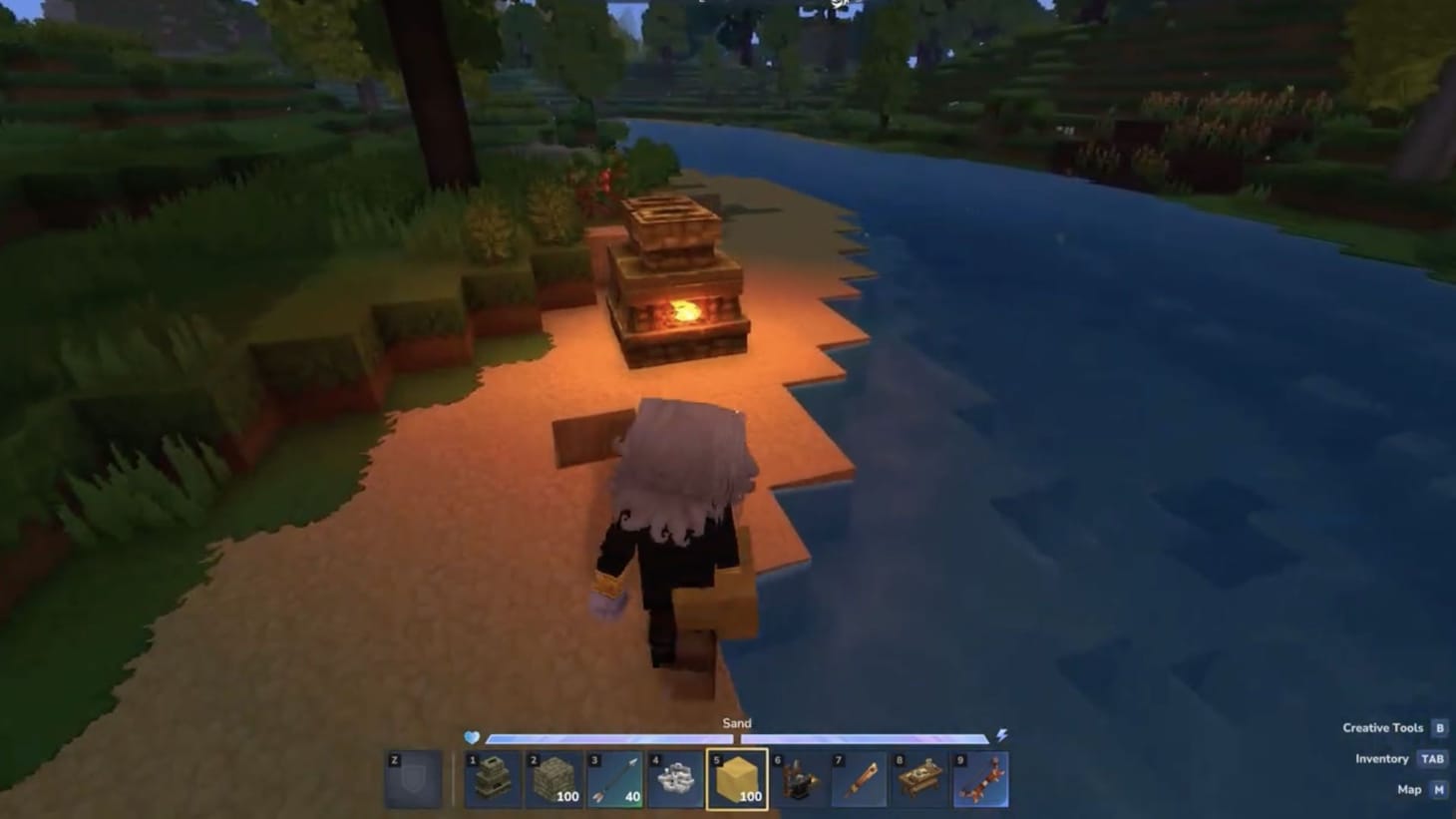 How to make glass in Hytale