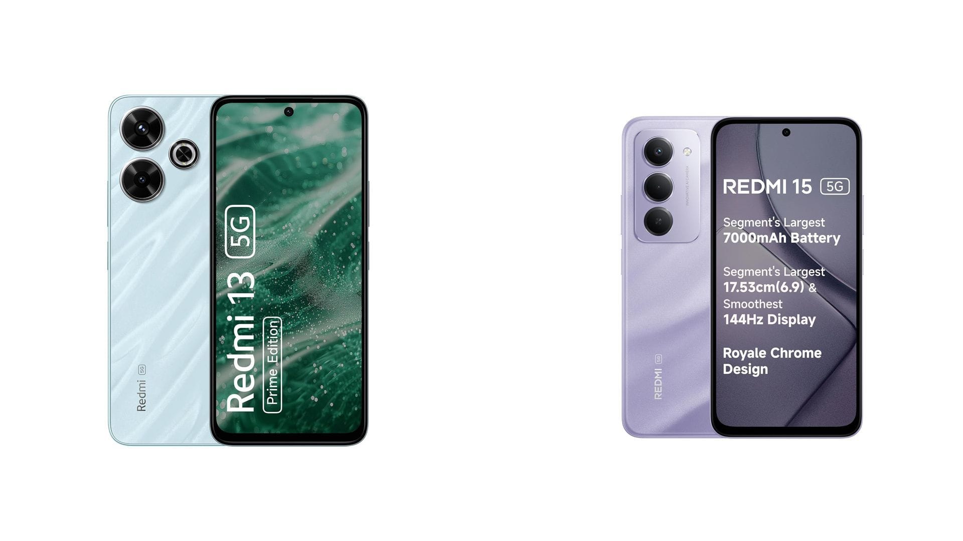 Redmi 13 Prime vs. Redmi 15 5G: Which is the better 5G phone?