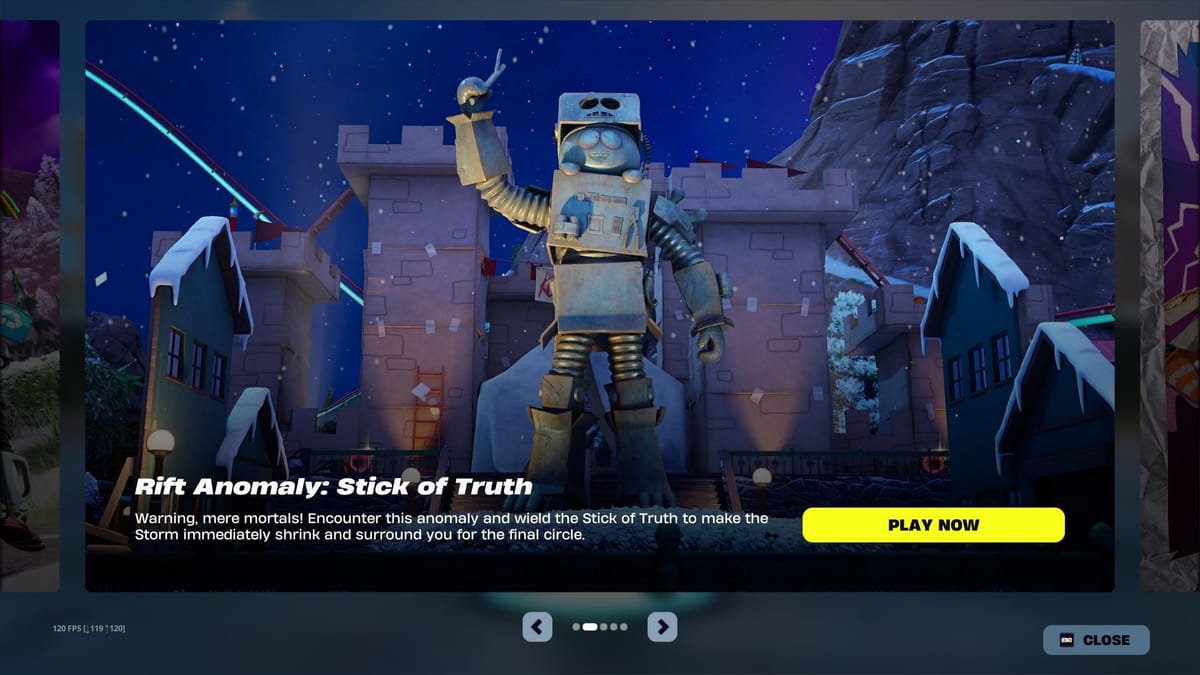 Kde nájsť Stick of Truth vo Fortnite x South Park | FOOTBALL365.SK