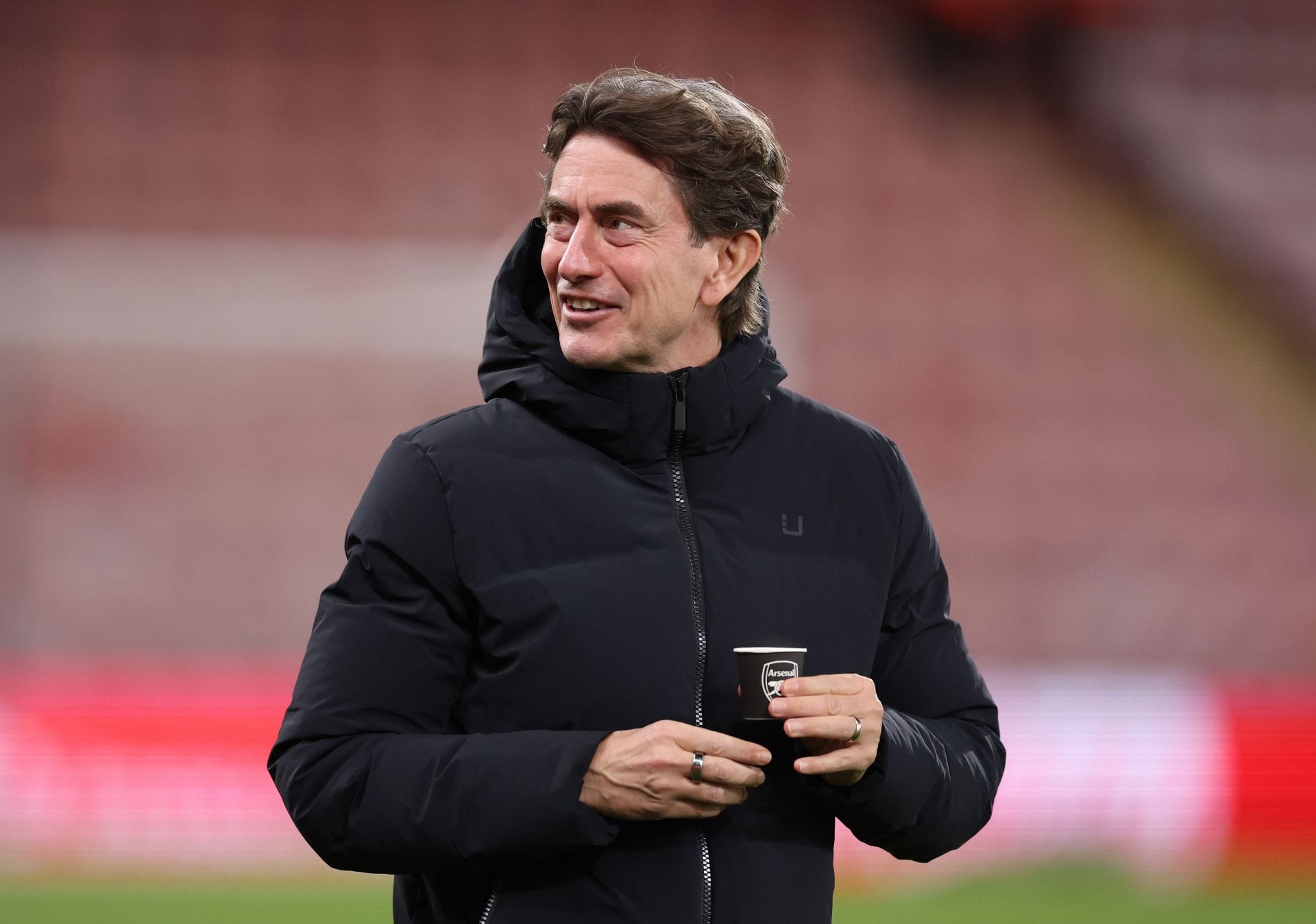 Tottenham boss Thomas Frank responds after drinking from Arsenal cup ...