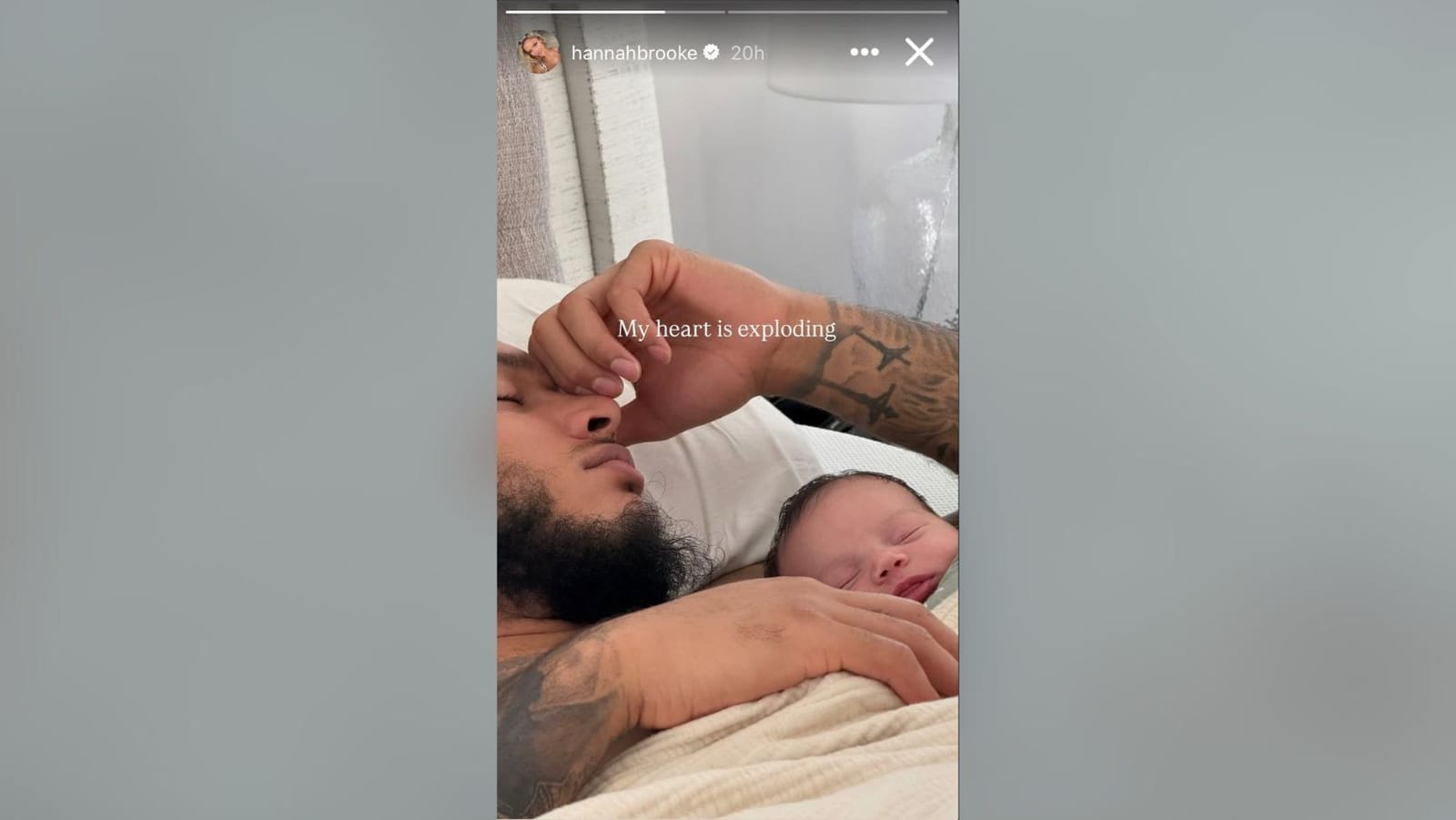 “My heart is exploding”: Jermaine Johnson’s fiancée Hannah Brooke shows ...