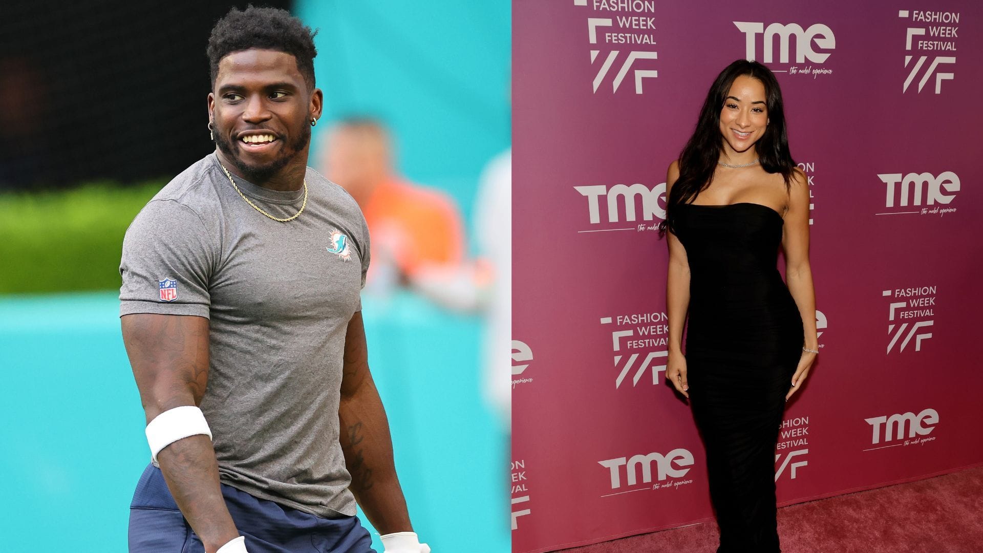 Tyreek Hill's ex-wife Keeta Vaccaro breaks sweat in blue gym romper ...