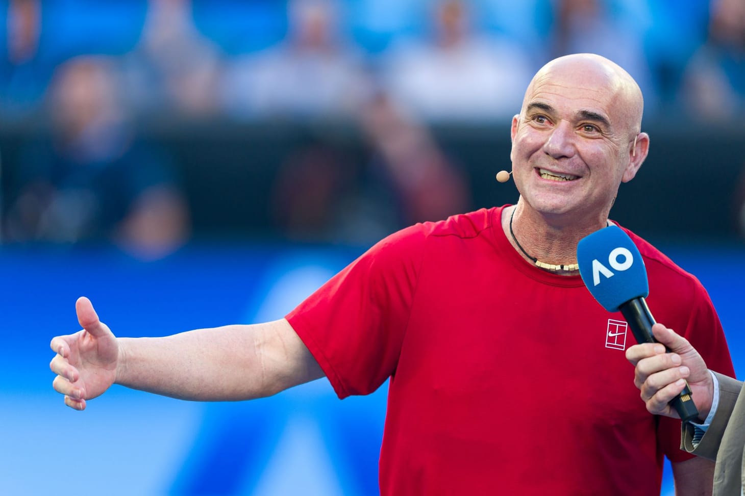 Andre Agassi forced to use John McEnroe’s racket during Australian Open ...