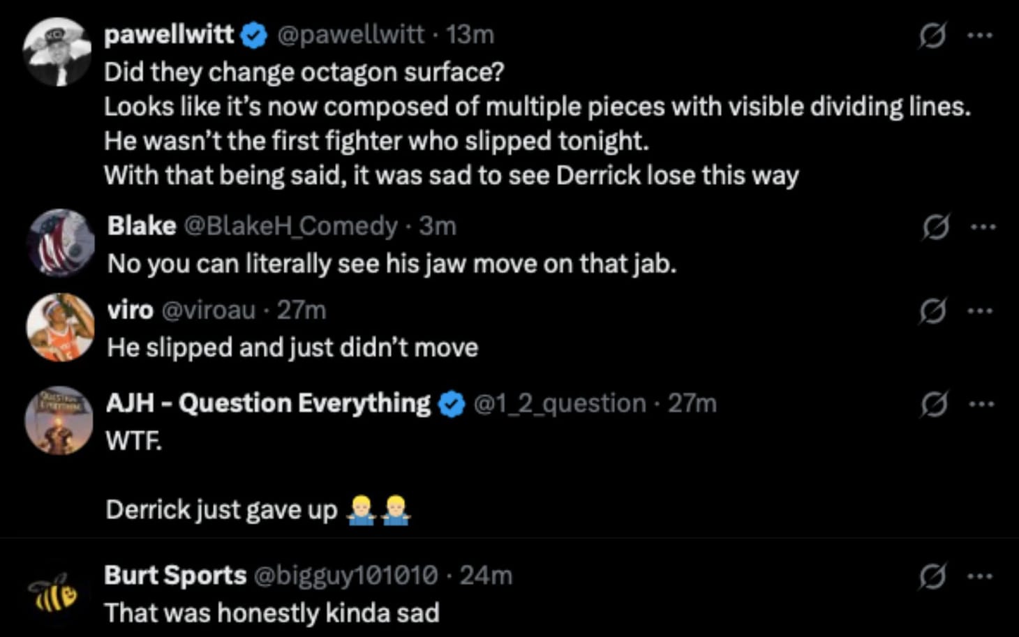 "That was honestly kinda sad" - Fans react to Derrick Lewis' bizarre ...