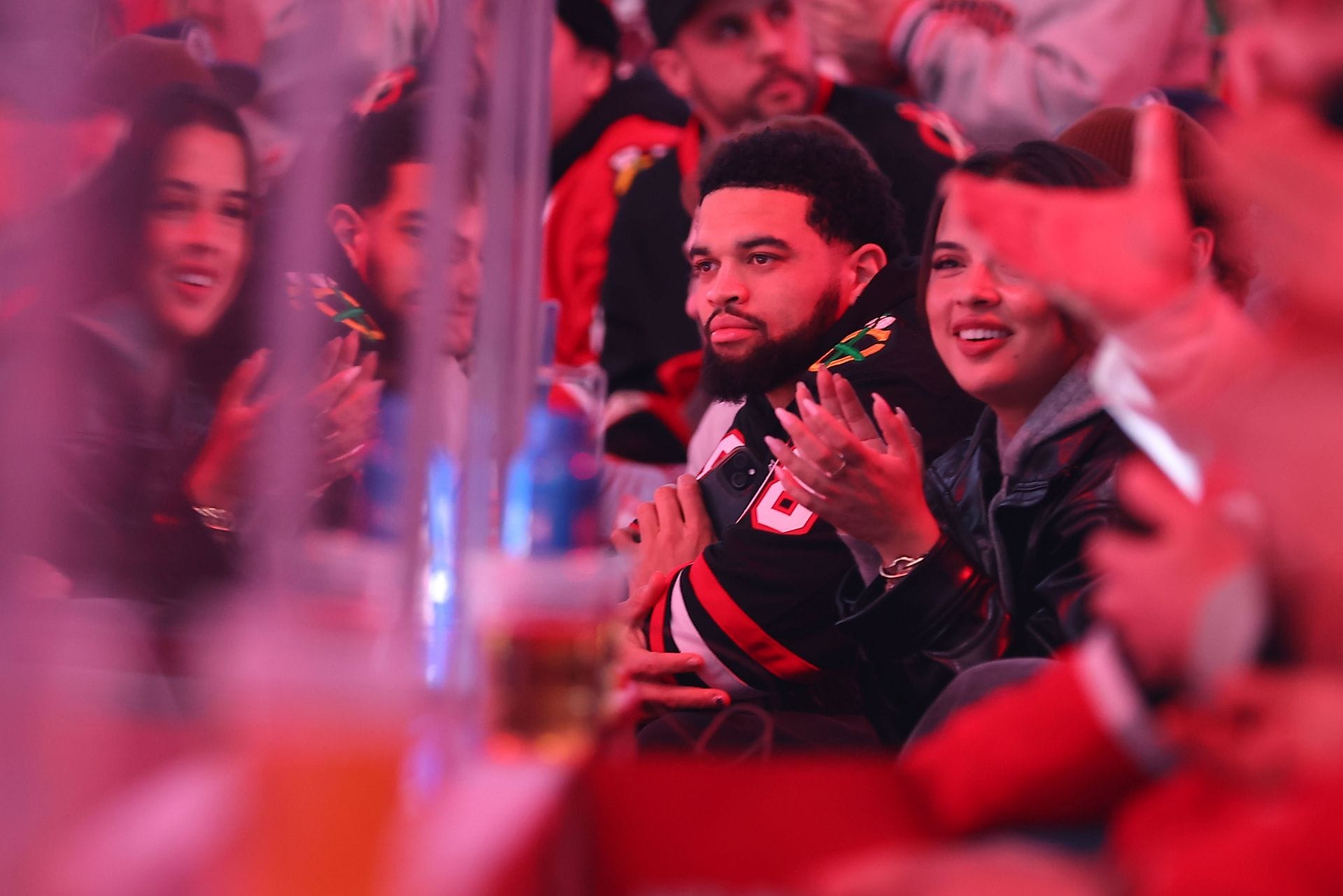 WATCH: Caleb Williams turns heads rocking Connor Bedard jersey at ...