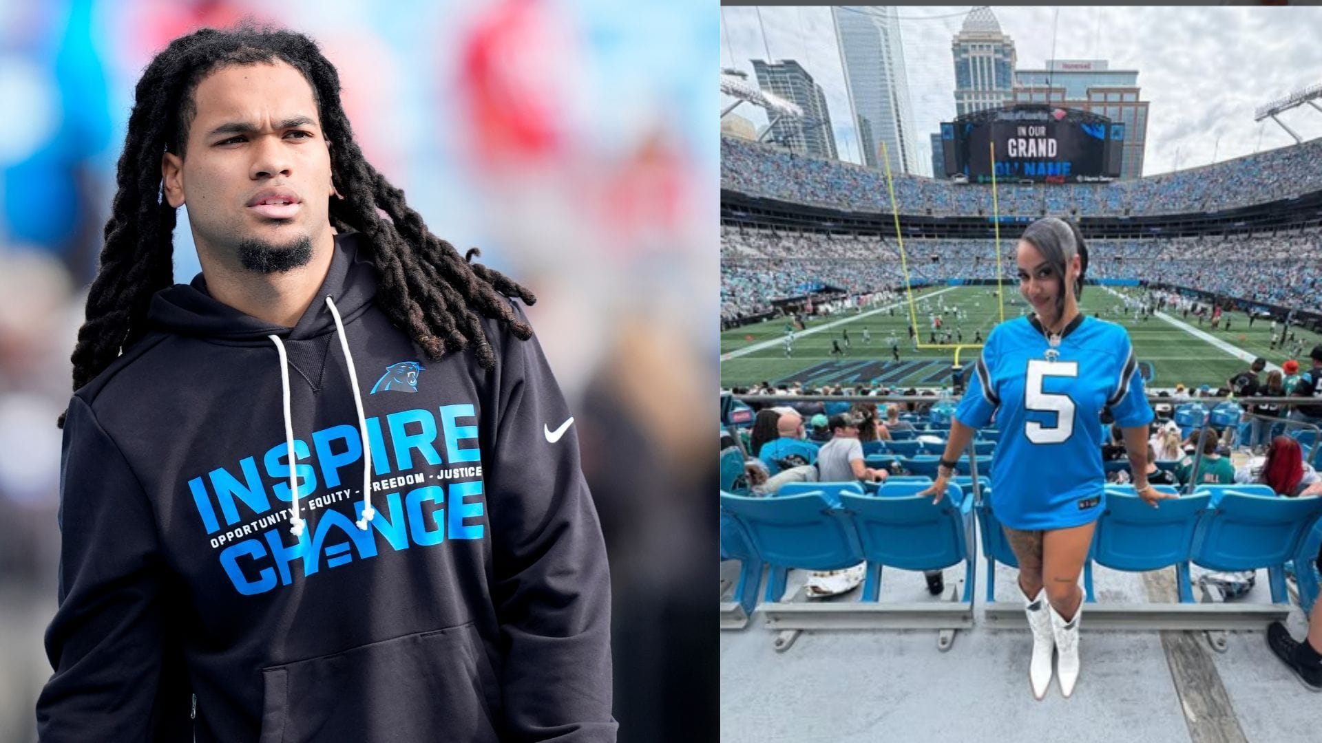 IN PICS: Rico Dowdle's gf Shar'e Harrison poses in off-shoulder ...