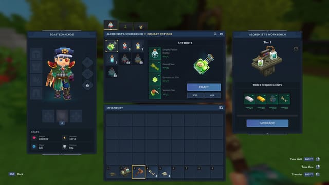 How to make and use Alchemist's Workbench in Hytale