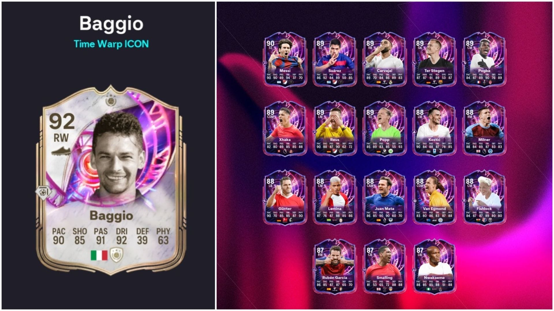 EA FC 26 Roberto Baggio Time Warp Icon SBC: All tasks and cheapest ...