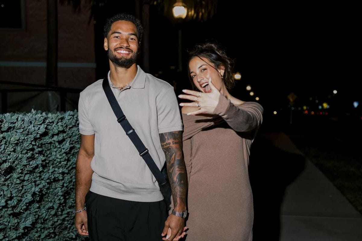 Emeka Egbuka's fiancée Laney Matriano hard launches relationship with ...