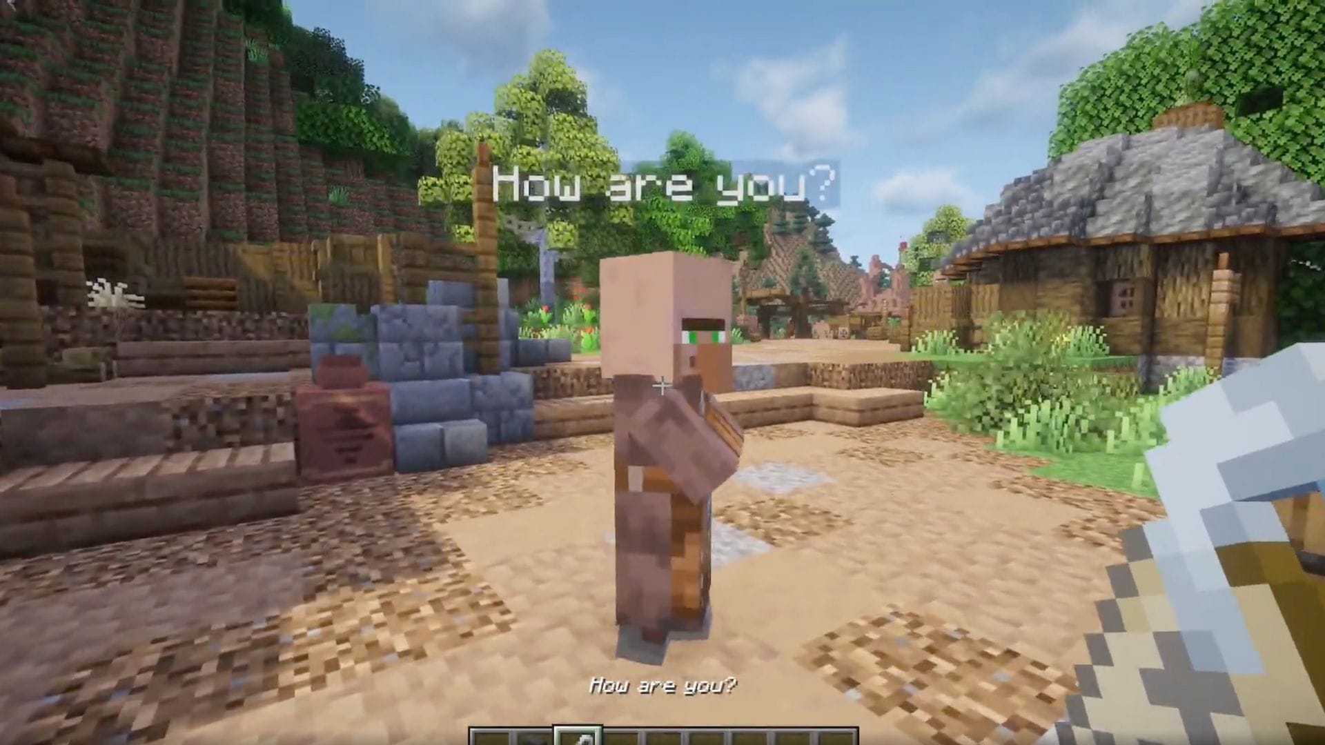 This simple Minecraft trick makes villagers feel more alive