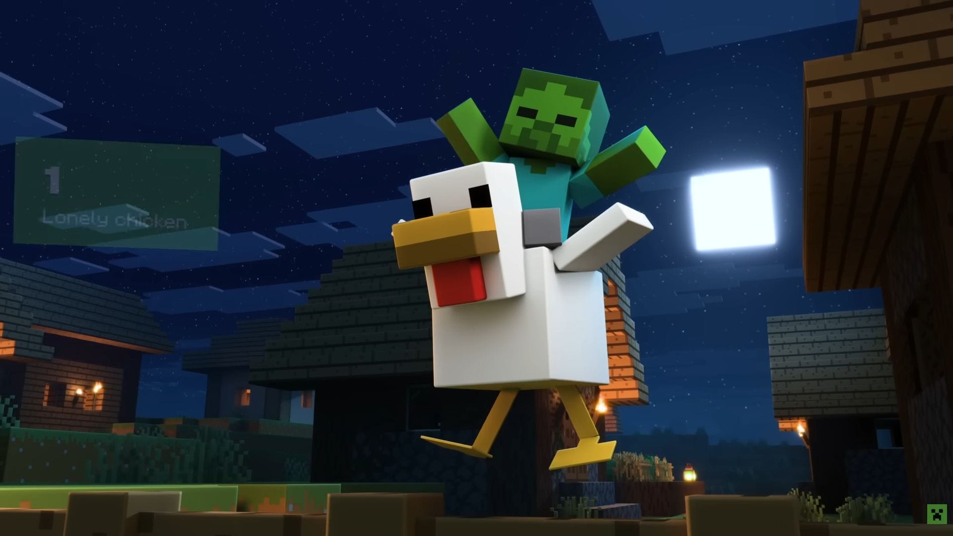 New Minecraft trailer finally reveals the chicken jockey’s origin story