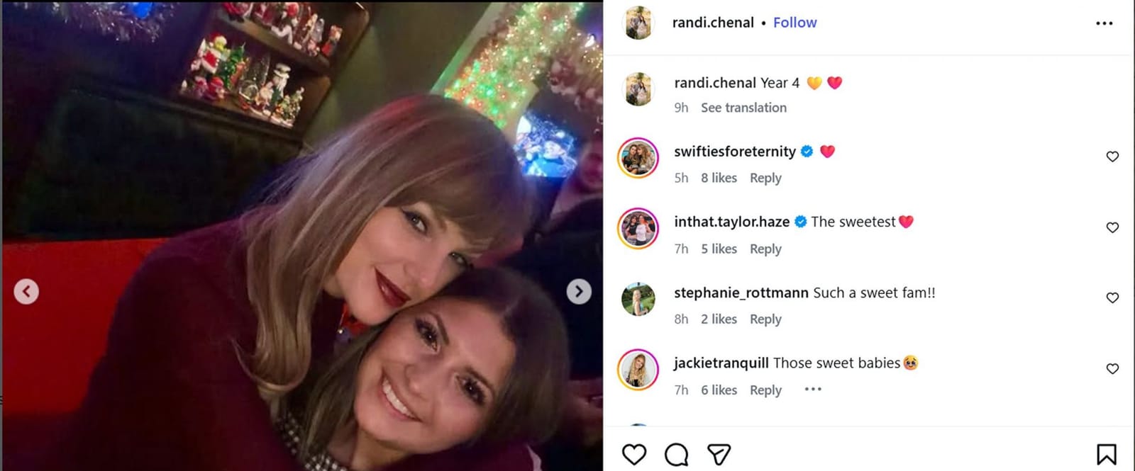 Taylor Swift makes rare appearance in burgundy outfit in Chiefs LB Leo ...