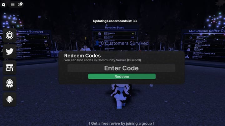 Road-Side Shawarma codes (January 2026)