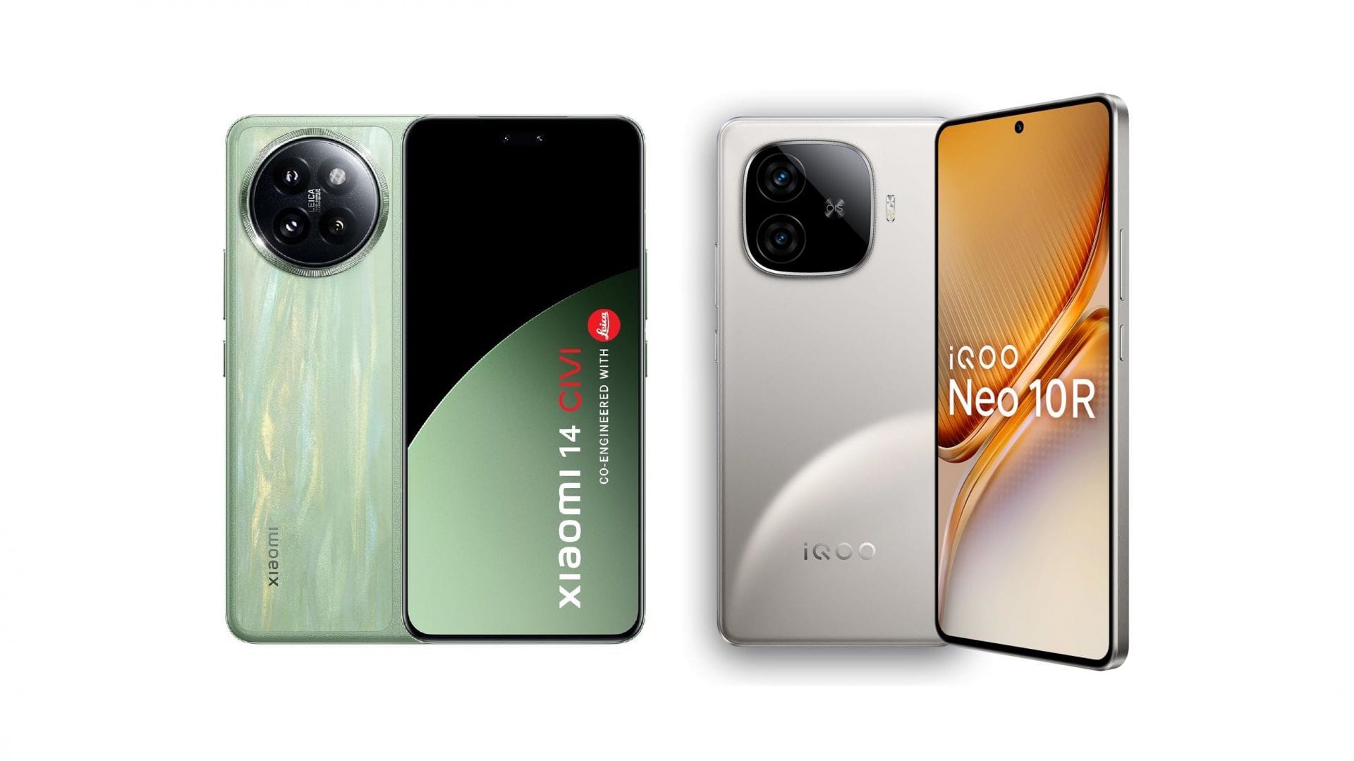 XIAOMI 14 Civi vs iQOO Neo 10R: Which is the better phone?