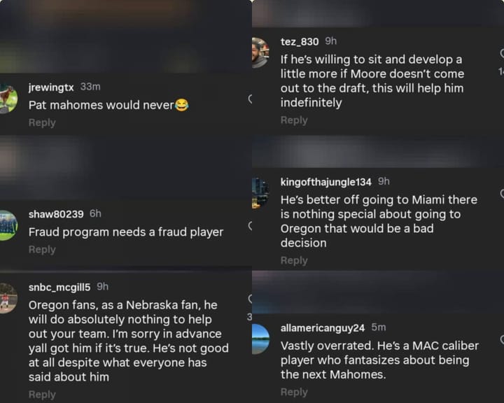 “Fraud program needs a fraud player” “Patrick Mahomes would never”: CFB ...