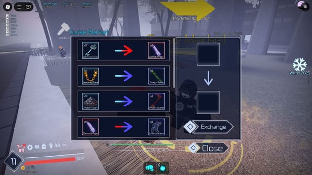 How to get the Inverted Spear of Heaven in Jujutsu Infinite