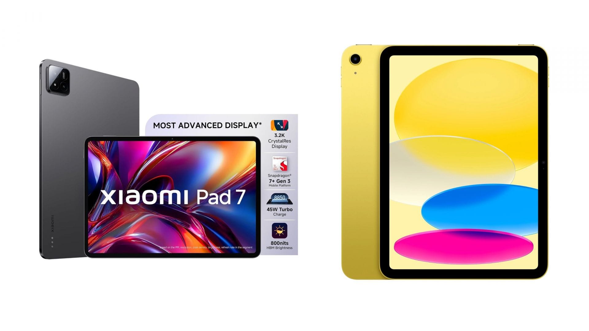 XIAOMI Pad 7 vs Apple iPad 2025: Which is the better tablet?