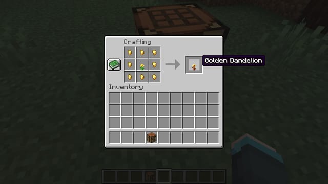 Minecraft Golden dandelion guide: Crafting recipe, features, and uses