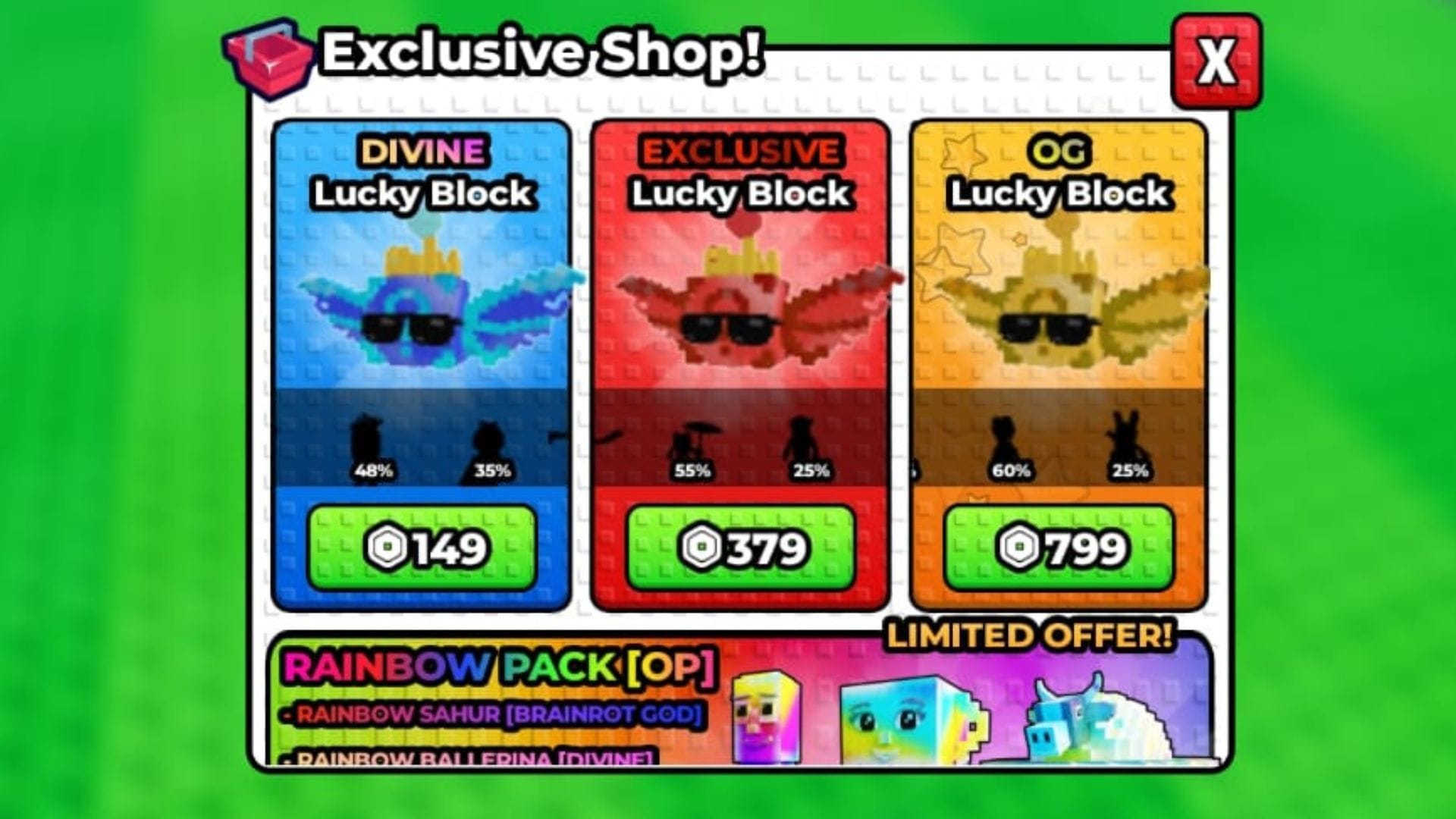How to get OG brainrots in Escape Waves For Lucky Blocks