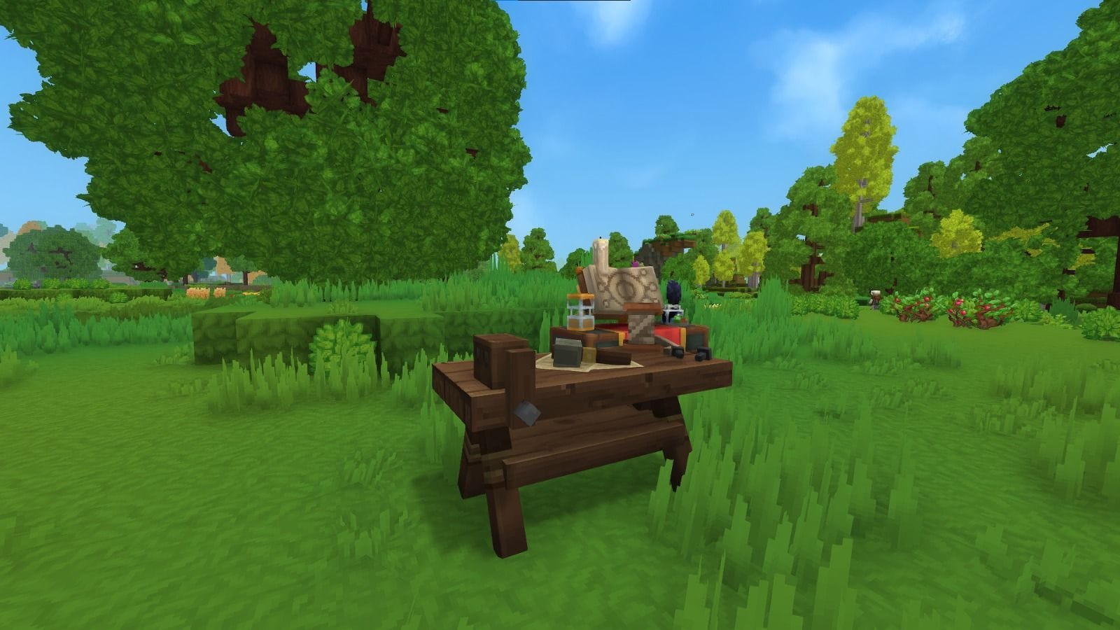 How to make and upgrade workbench in Hytale