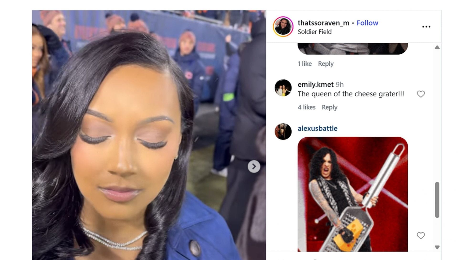 Cole Kmet's wife Emily swoons over DJ Moore's wife Rae trolling Packers ...