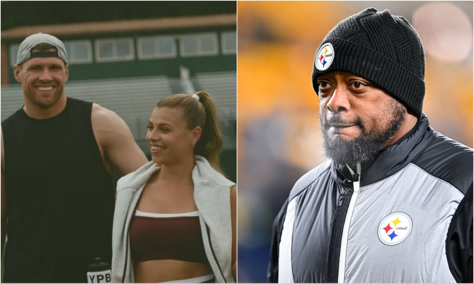 T.J. Watt's wife Dani shows love as Mike Tomlin leaves Steelers after ...