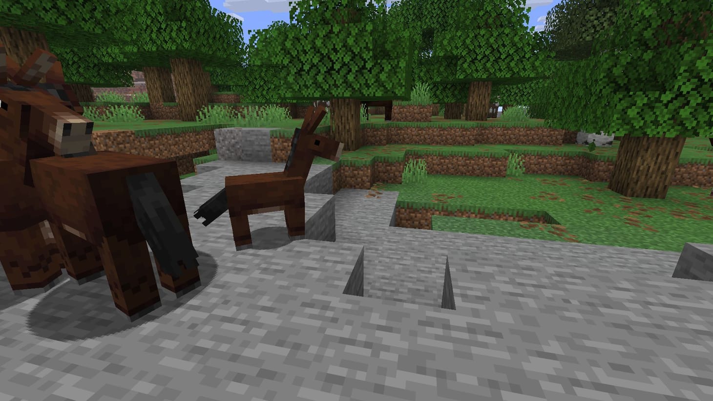 New Minecraft snapshot introduces baby variants of horse, donkey, and more