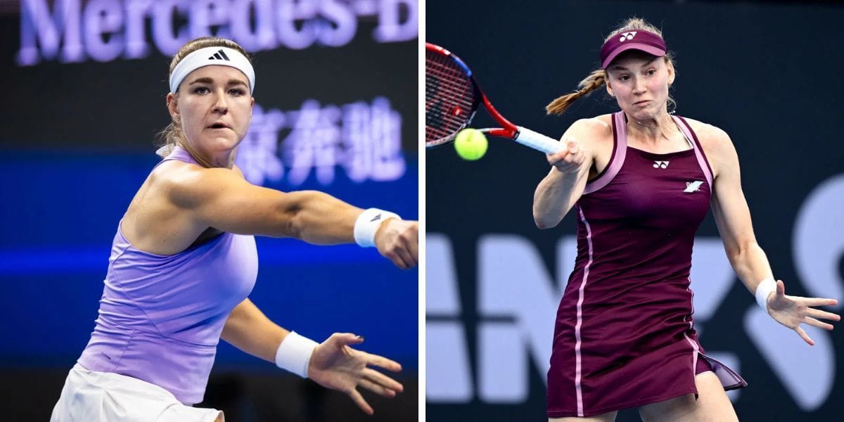 What Karolina Muchova said after ending Elena Rybakina's 13-0 streak to ...