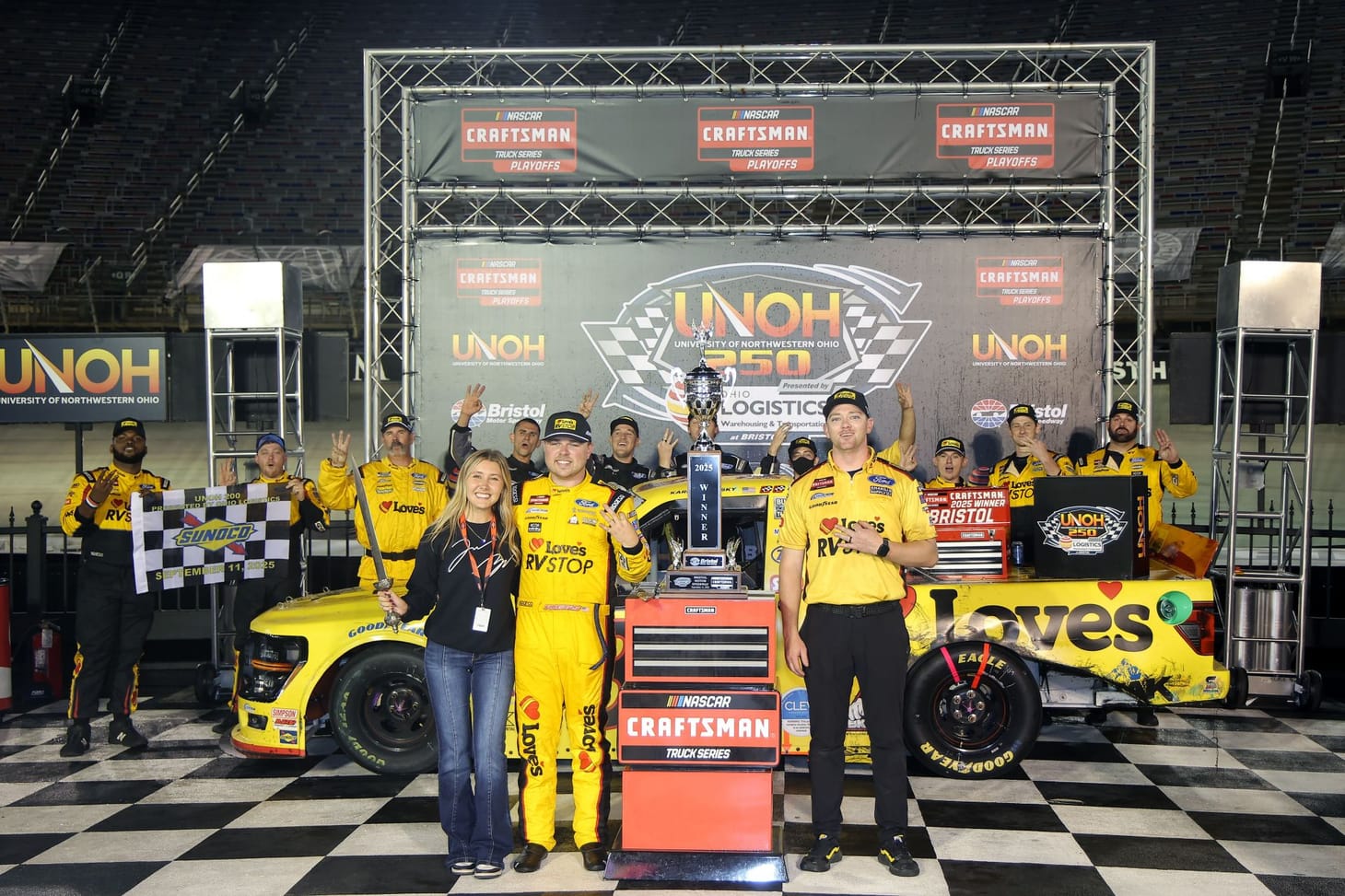 NASCAR's Layne Riggs gets engaged to girlfriend Kristen Piercy in ...