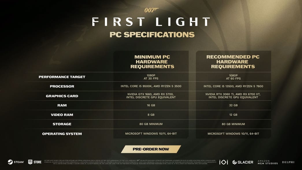 “Make it make sense” - 007 First Light system requirements leave fans ...