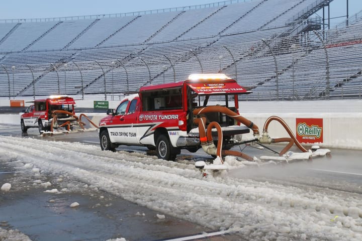 List of NASCAR Cup Series races that have been postponed due to snow