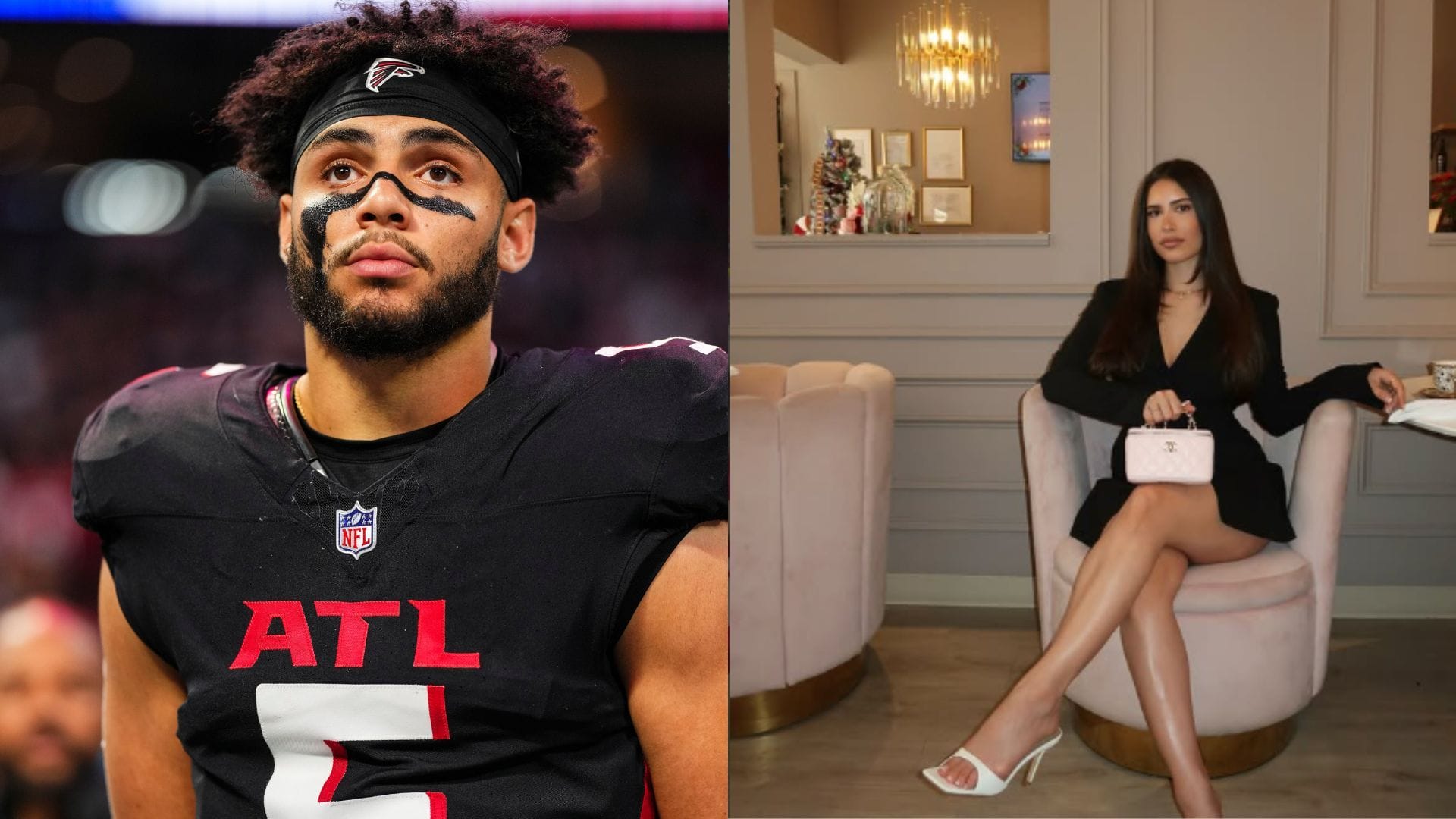 Drake London's gf Sofia Gabay preps in sports bra and zip up jacket for ...