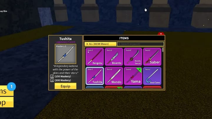 How to get Tushita in Blox Fruits