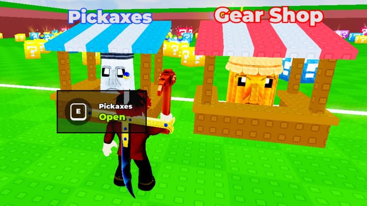 Break a Lucky Block pickaxe tier list