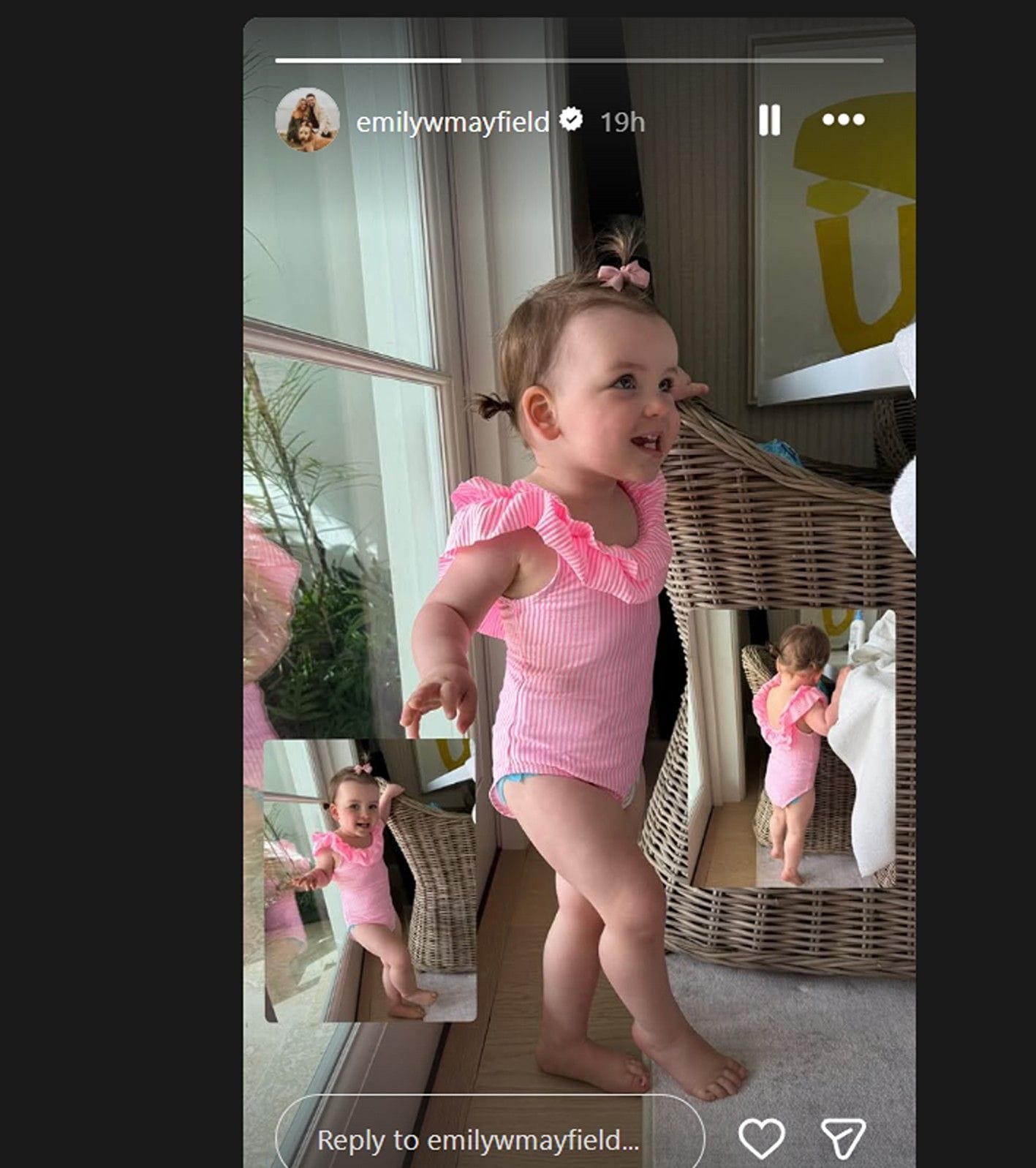 Baker Mayfield's wife Emily turns daughter Kova into baby model with ...
