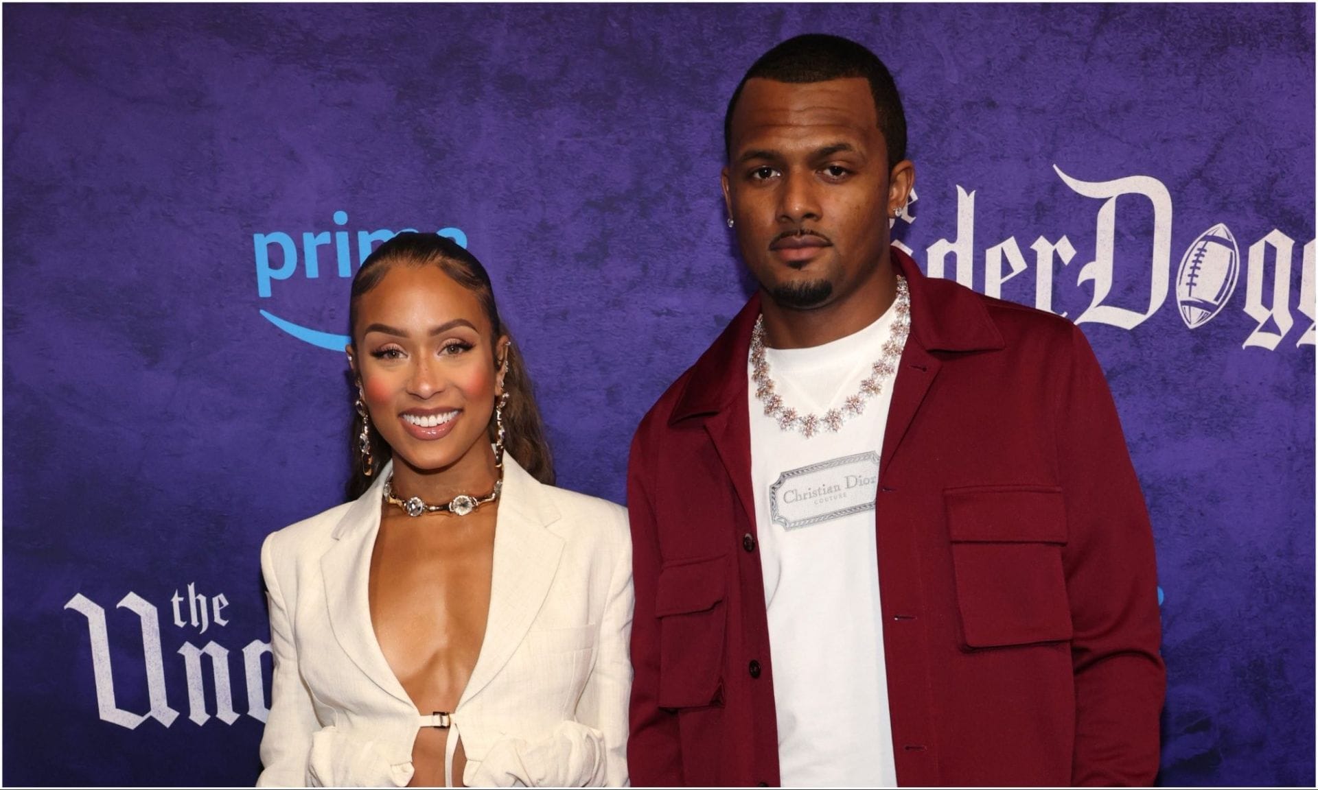 [PICS] Deshaun Watson’s wife Jilly Anais glams up in shimmering golden ...