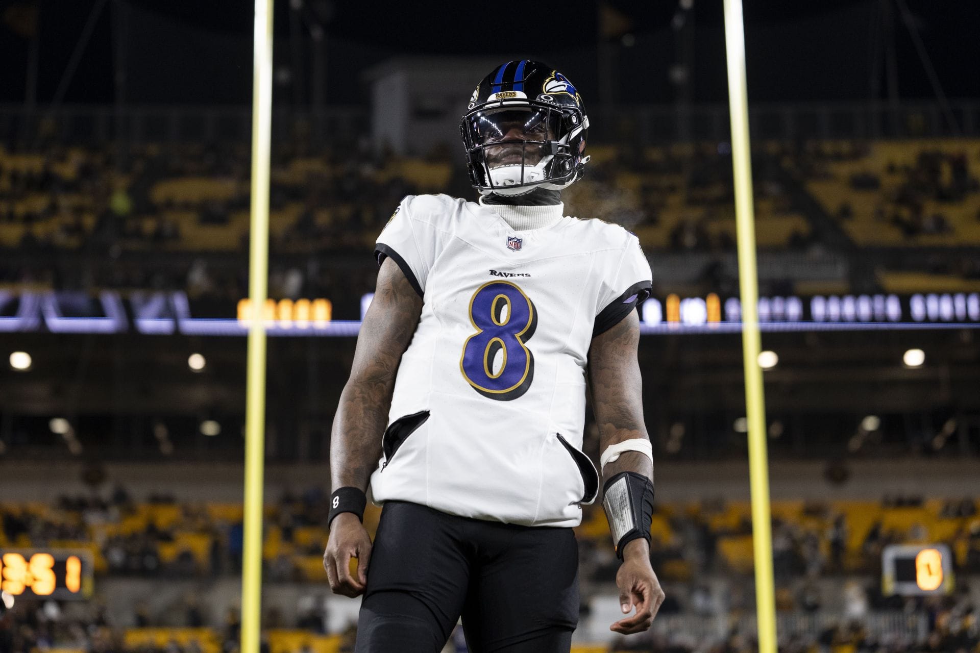 WATCH: Video of frustrated Lamar Jackson throwing object in locker room ...