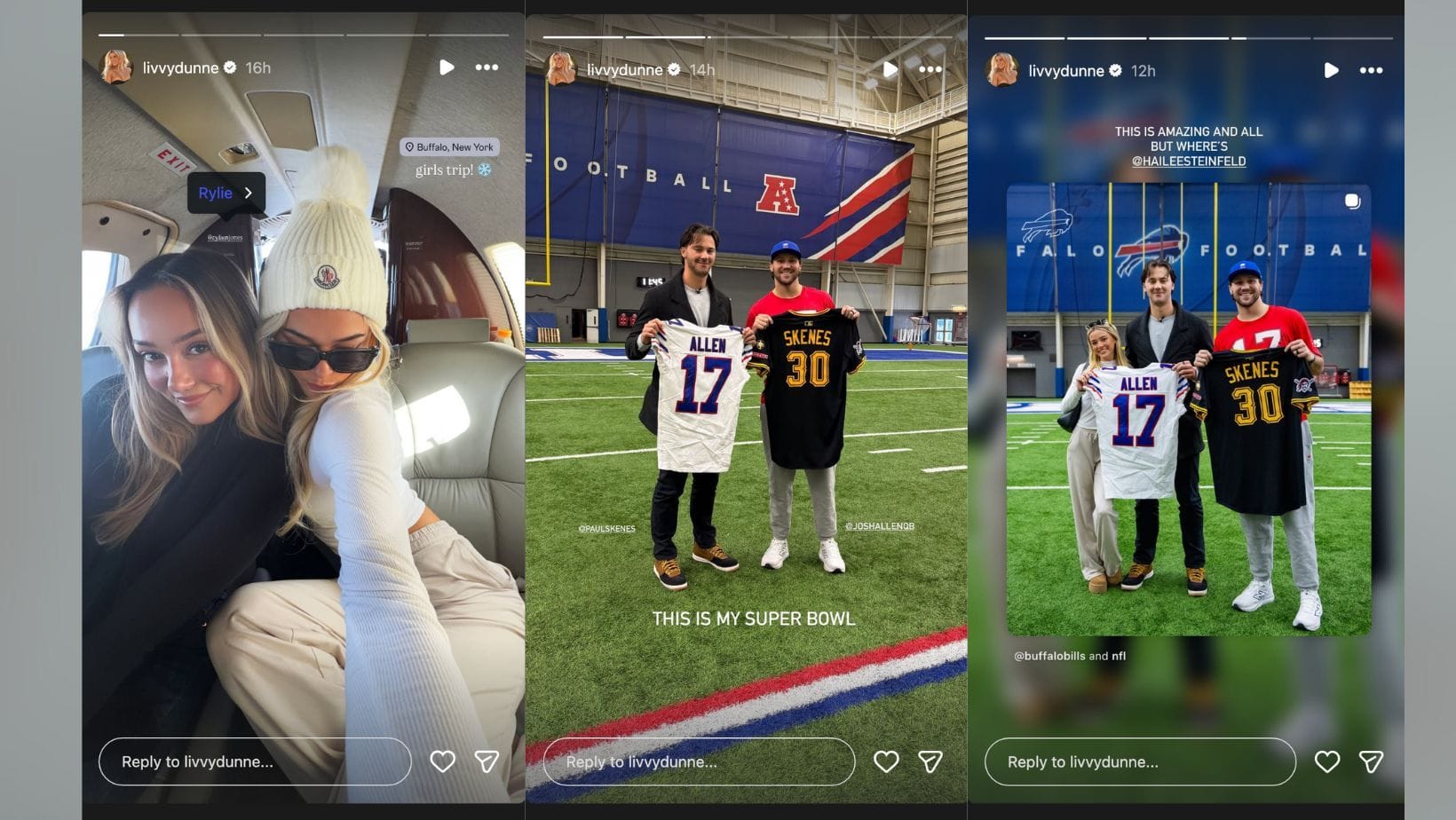 Olivia Dunne questions Hailee Steinfeld's absence while enjoying Josh ...