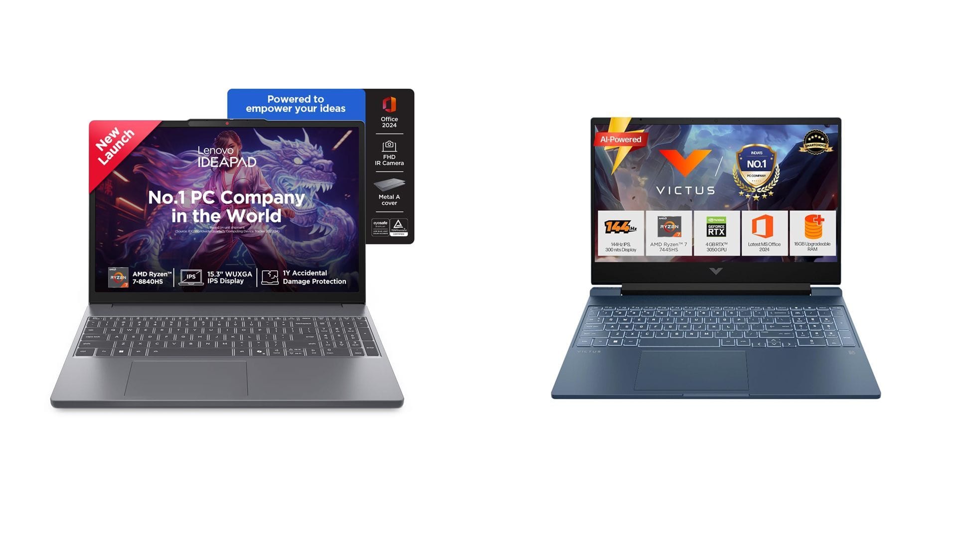 Lenovo IdeaPad Slim 3 Ryzen 7 vs. HP Victus Ryzen 7: Which is the ...