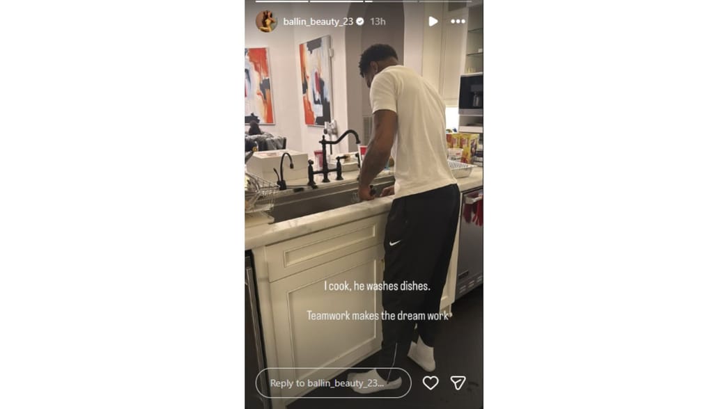 Darius Slay washing dishes in clip shared by wife Jennifer after CB ...