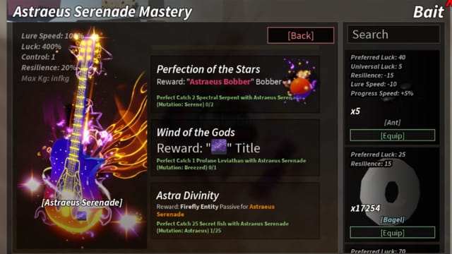 Fisch Astraeus Serenade Mastery guide