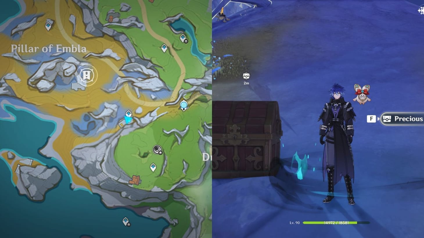 Genshin Impact: Precious and Remarkable chest locations in Wavechaser Plain