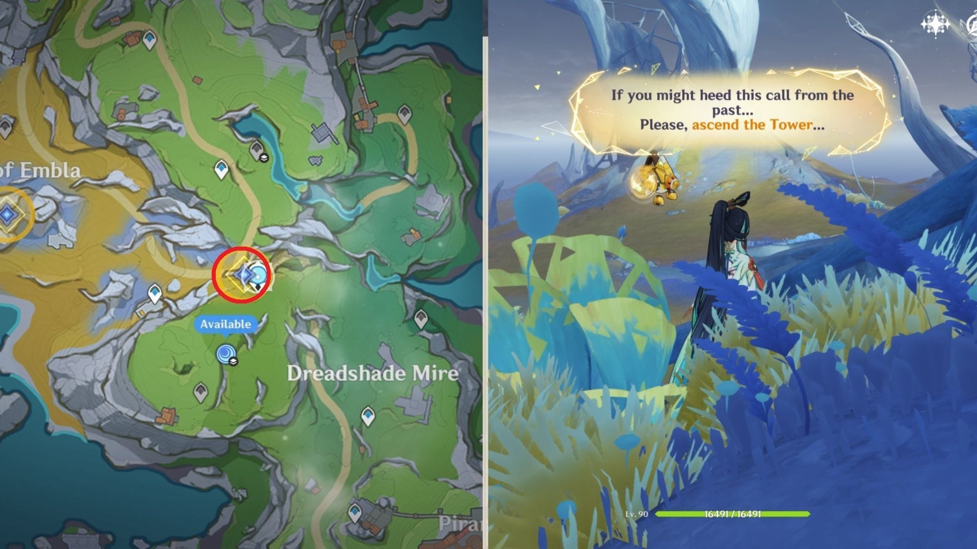 Genshin Impact Tower of Inversion quest guide