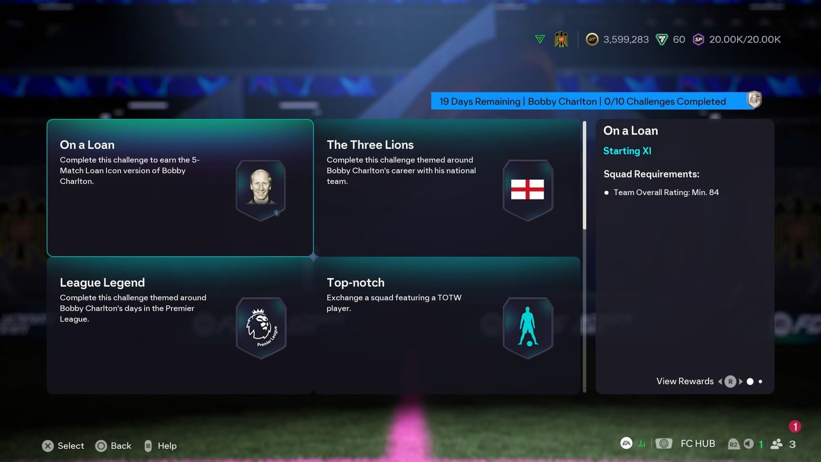 EA FC 26 Bobby Charlton Icon SBC: All tasks and cheapest solutions