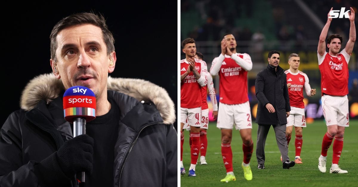 “Any reason for that? Seems unusual” - Gary Neville reacts after being ...