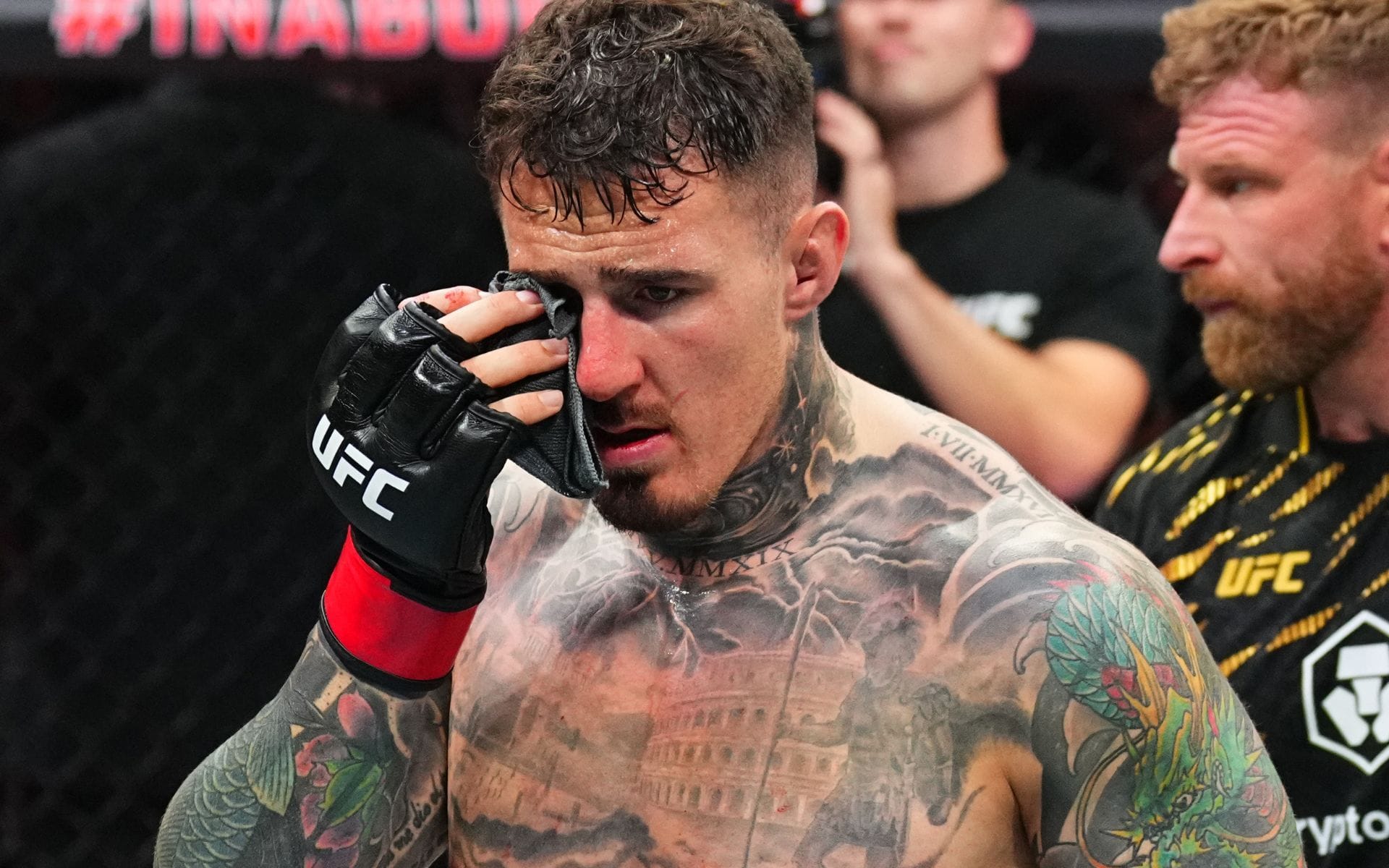 "Catching strays" - Tom Aspinall reacts to Dana White's eyebrow-raising ...