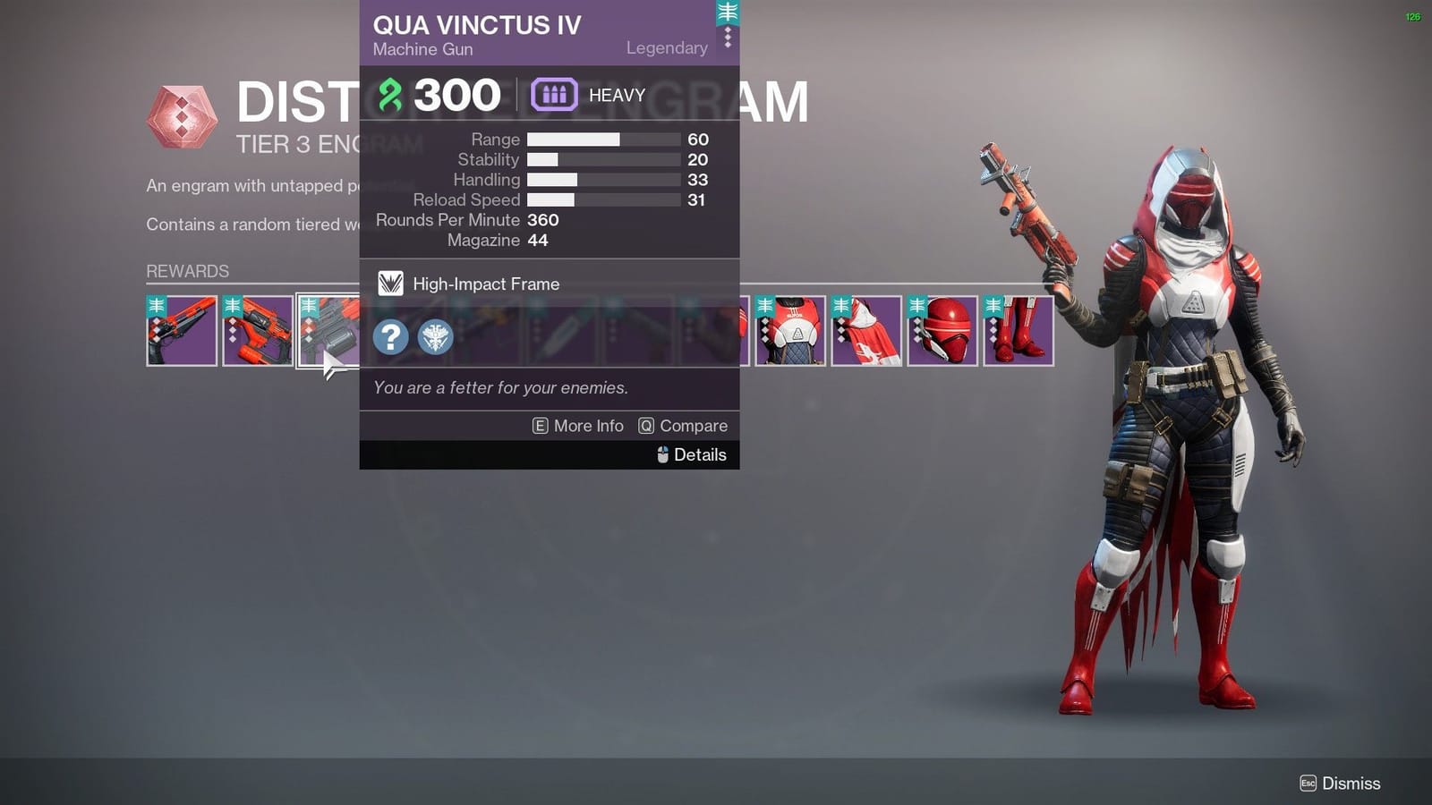 Qua Vinctus IV god roll guide for Destiny 2 PvE and PvP